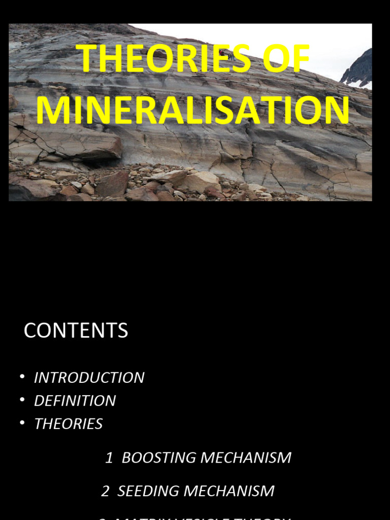 THEORIES OF MINERALIZATION Final | PDF | Phosphate | Bone