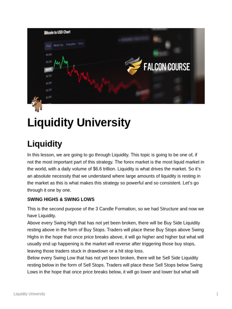 Liquidity University @falcon - Books | PDF | Order (Exchange) | Market ...