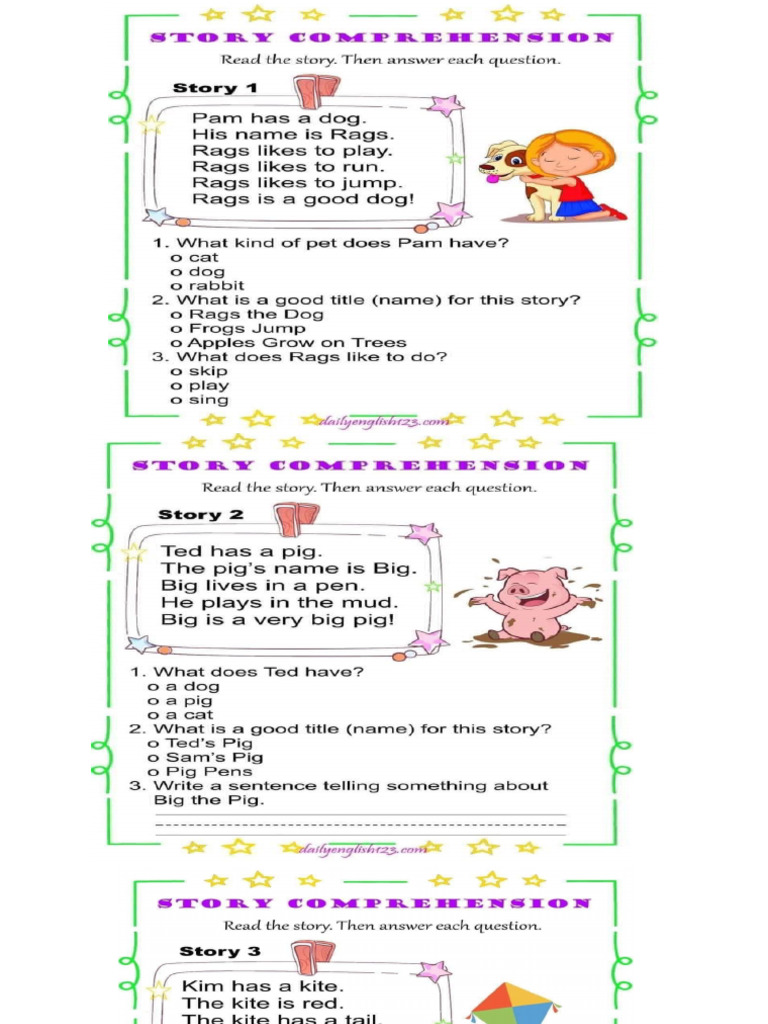 Story Comprehension | PDF