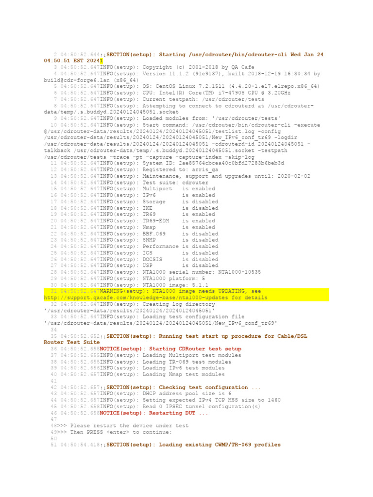 Cdrouter Logs | PDF | I Pv6 | Internet