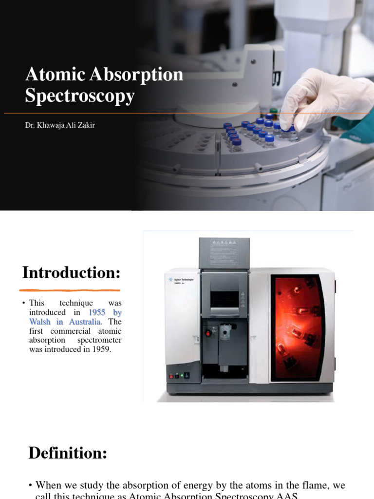 Atomic Absorption Spectros | PDF | Atomic Absorption Spectroscopy | Absorption Spectroscopy