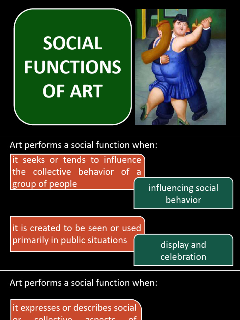 Social Functions of Art Explained | PDF | Advertising | Liberal Arts ...