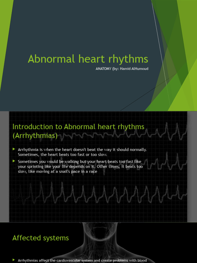 Abnormal Heart Rhythms | PDF | Heart | Diseases And Disorders