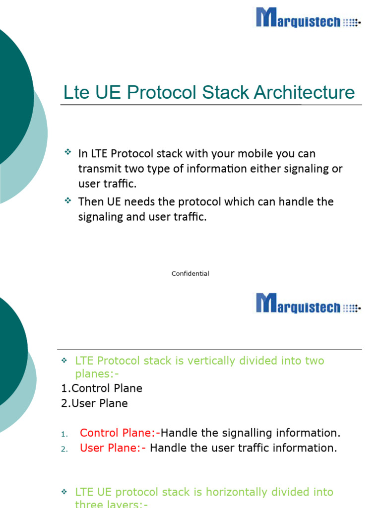Lte Ue Protocol Stack Architechure | PDF | Computer Networking ...