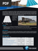 2 IBR, Corrugated & Wide Span Roof Sheeting | PDF | Roof | Galvanization