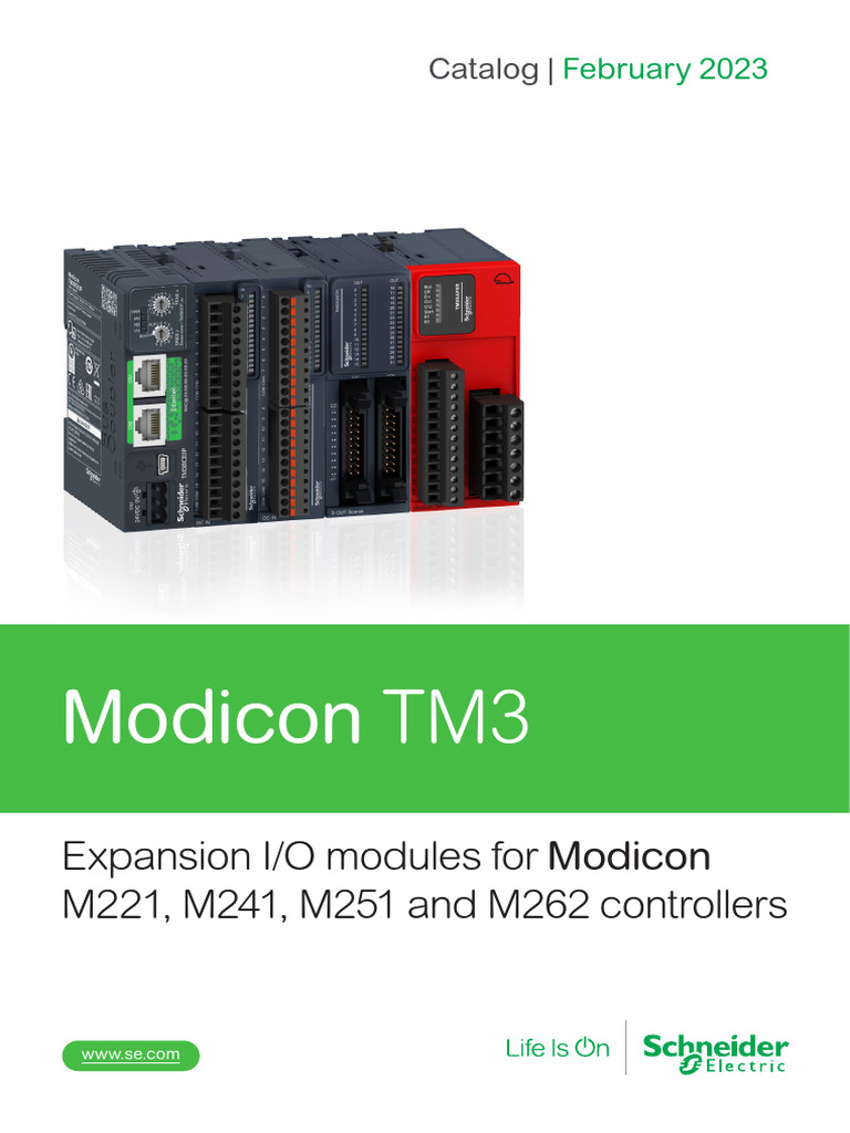 Catalog Modicon TM3 Expansion IO Modules For Modicon M221 M241 M251 and ...
