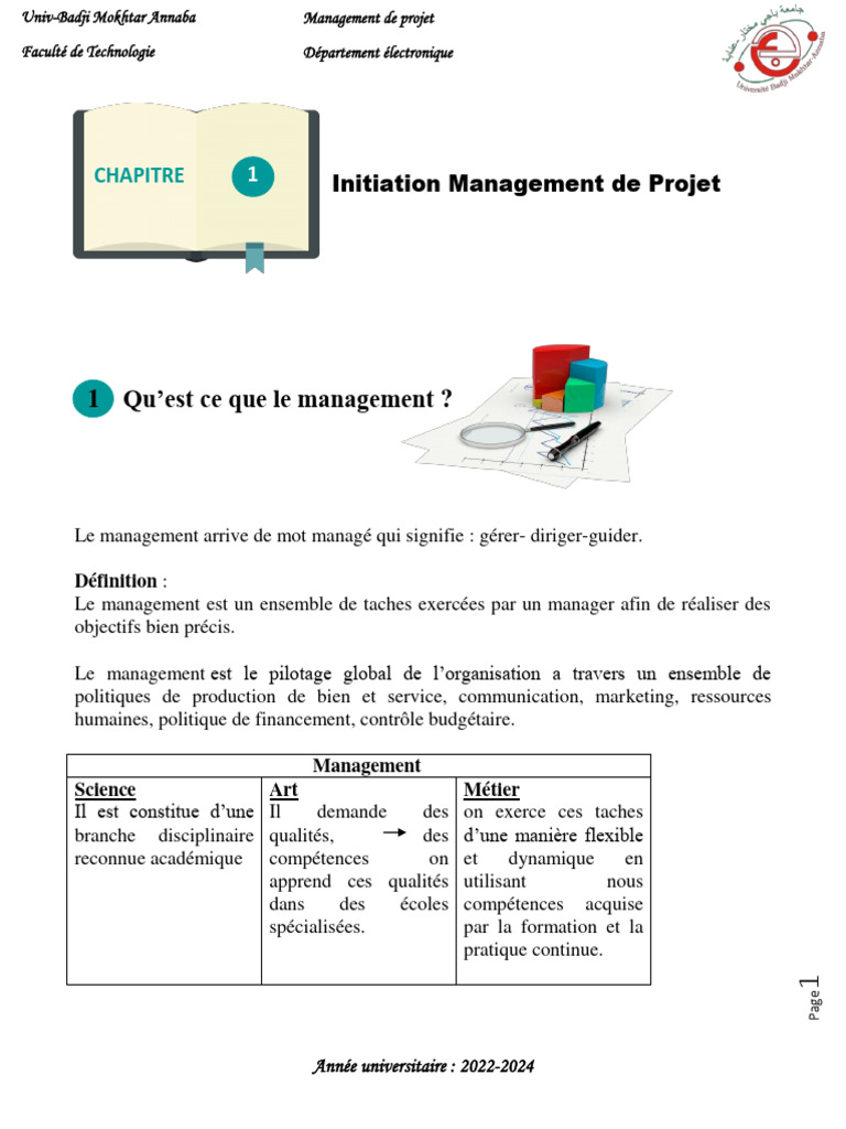 Introduction au Management de Projet | PDF | Gestion de projet | Business