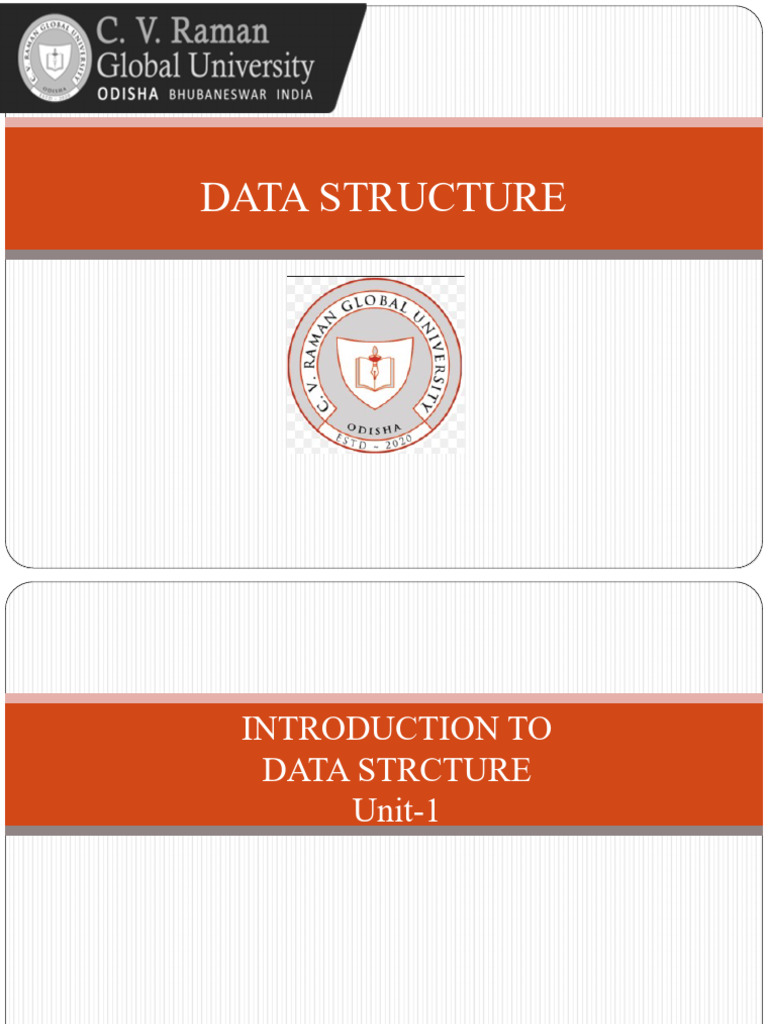 Unit1 DS | Download Free PDF | Pointer (Computer Programming) | Data Structure