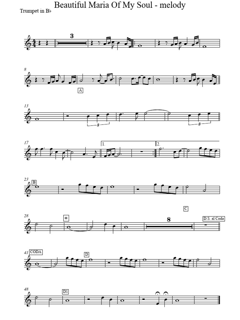 Beautiful Maria of My Soul | PDF