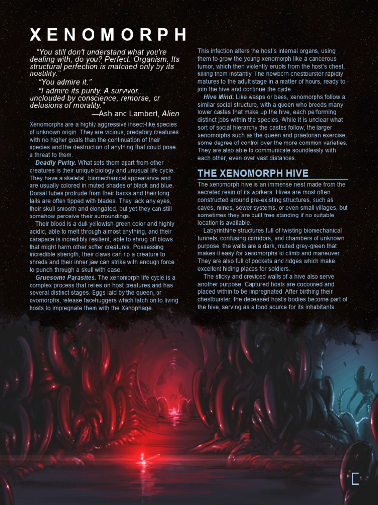 Xenomorph | PDF | Science & Mathematics | Young Adult