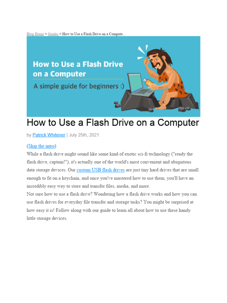 Usb Flash Drive | PDF | Usb Flash Drive | Computer File