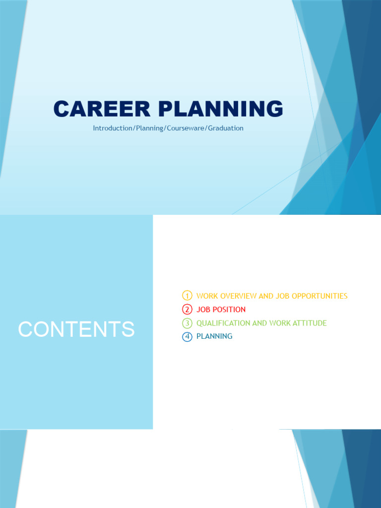 Career Planning Guide: Jobs & Skills | PDF