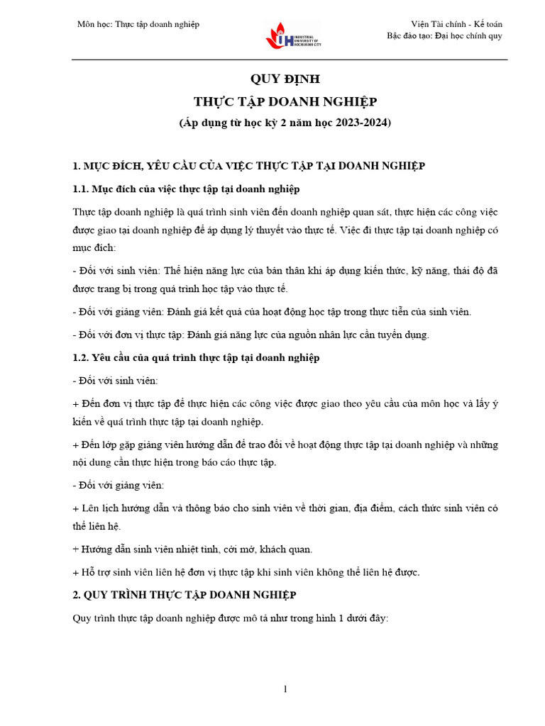 1 - 1 Quy Dinh TTDN 27 - 12 - 2023 | PDF