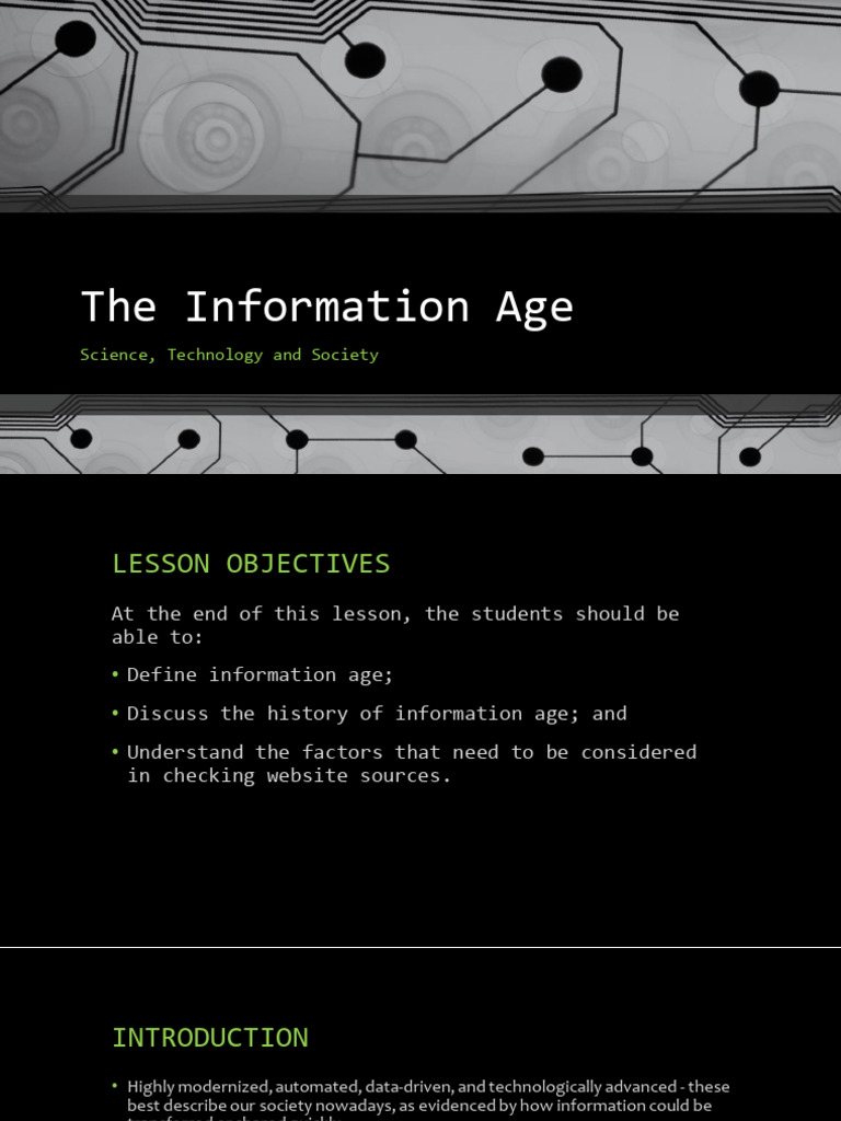 The Information Age Pdf Bioinformatics Personal Computers
