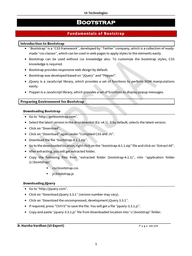 BootStrap Numbered | PDF | Bootstrap (Front End Framework) | J Query