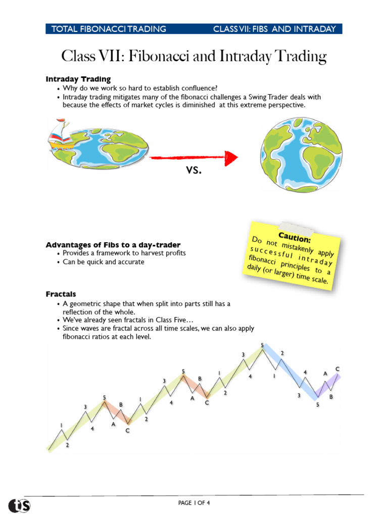 07 - Class 07 - Intraday Trading With Fibs | PDF | Day Trading | Economies