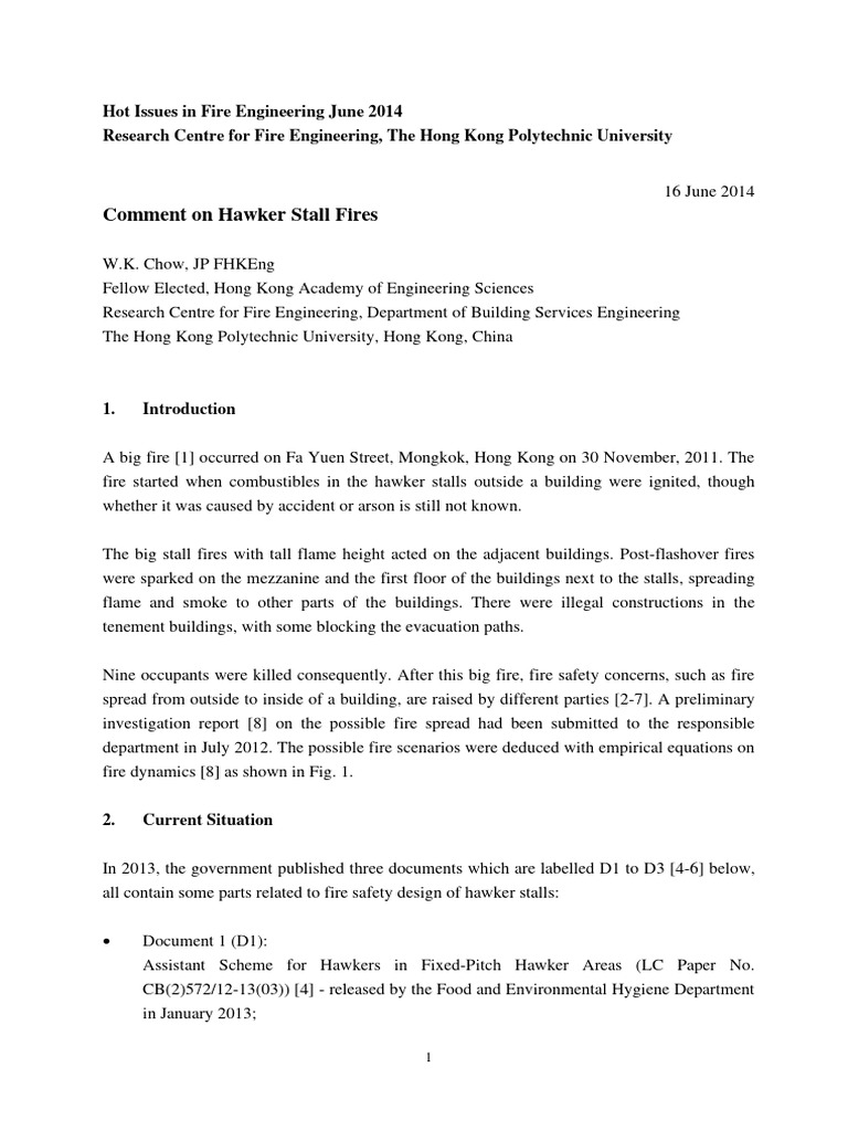 Hot Issues in Fire Engineering June 2014 | PDF | Fires | Fire Safety