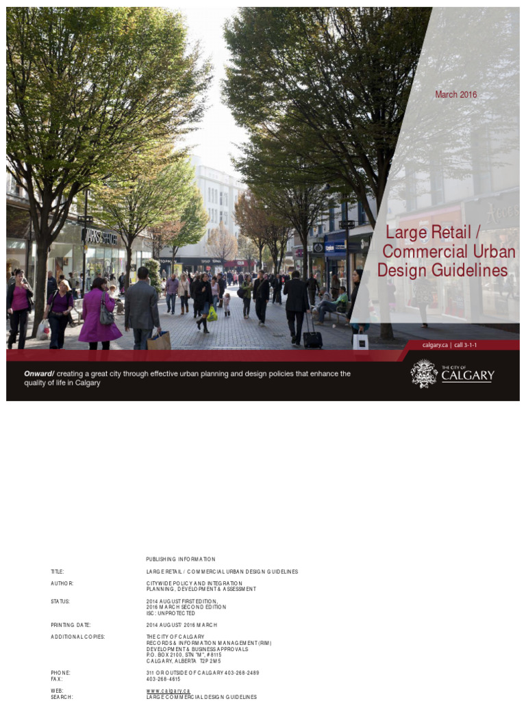Large Retail Commercial Urban Design Guidelines | Download Free PDF ...