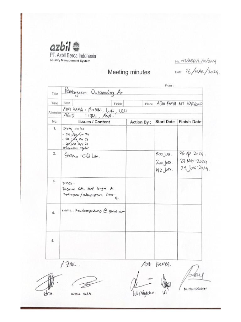 PT. Azbil Berca Indonesia | PDF
