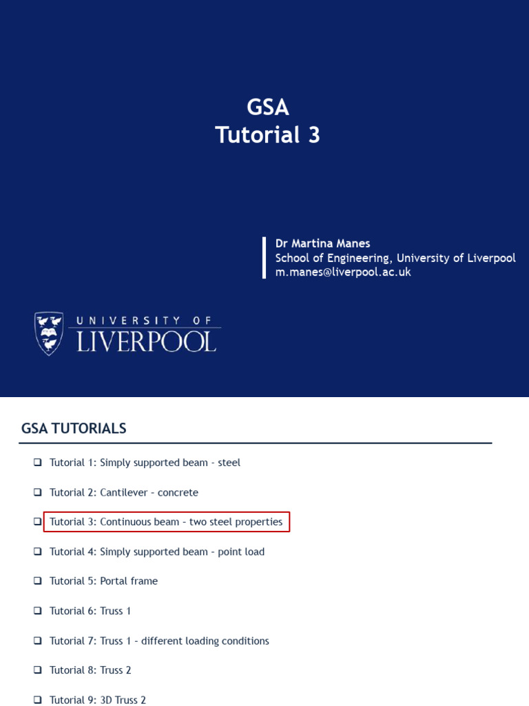 S2 Week 6 GSA Tutorial 3 MM | PDF | Beam (Structure) | Truss