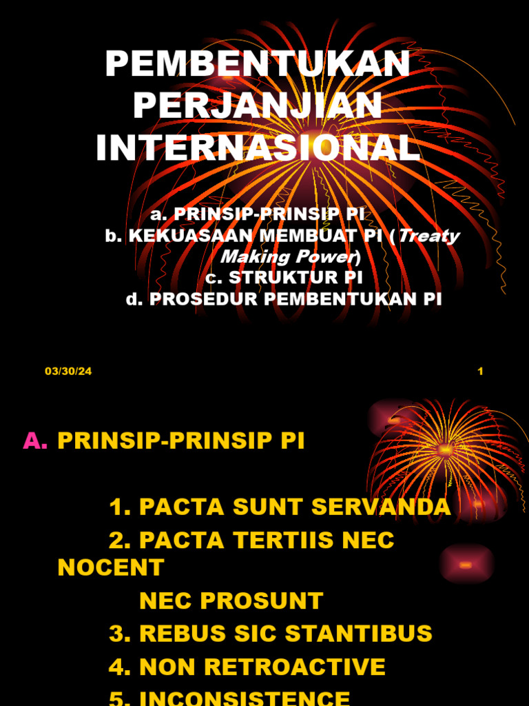 Treaty Making Power and Process | PDF | Pengelolaan Keuangan & Uang