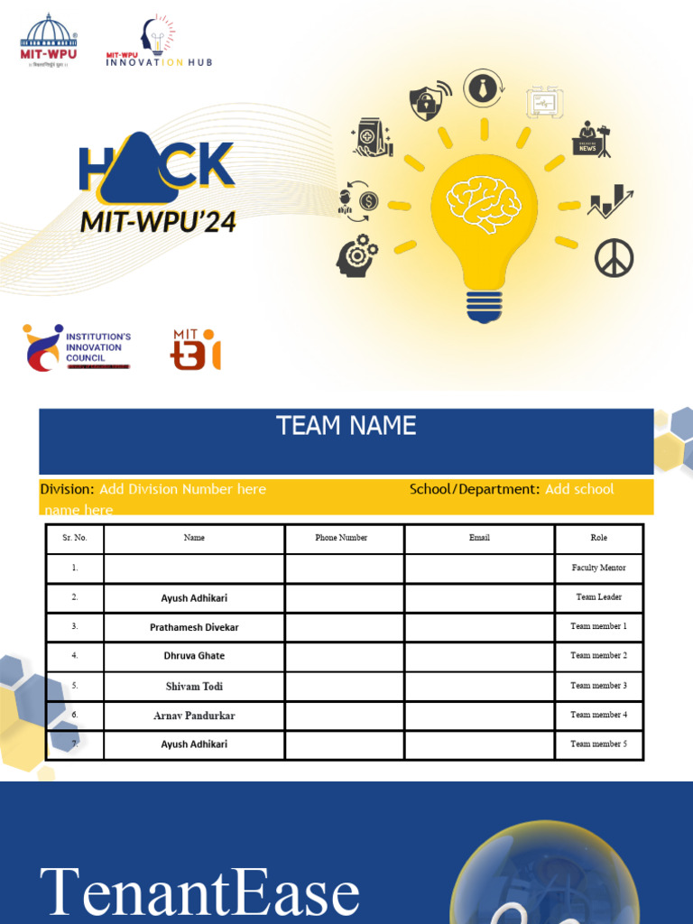 Hackathon Presentation Template | PDF | Economies | Business