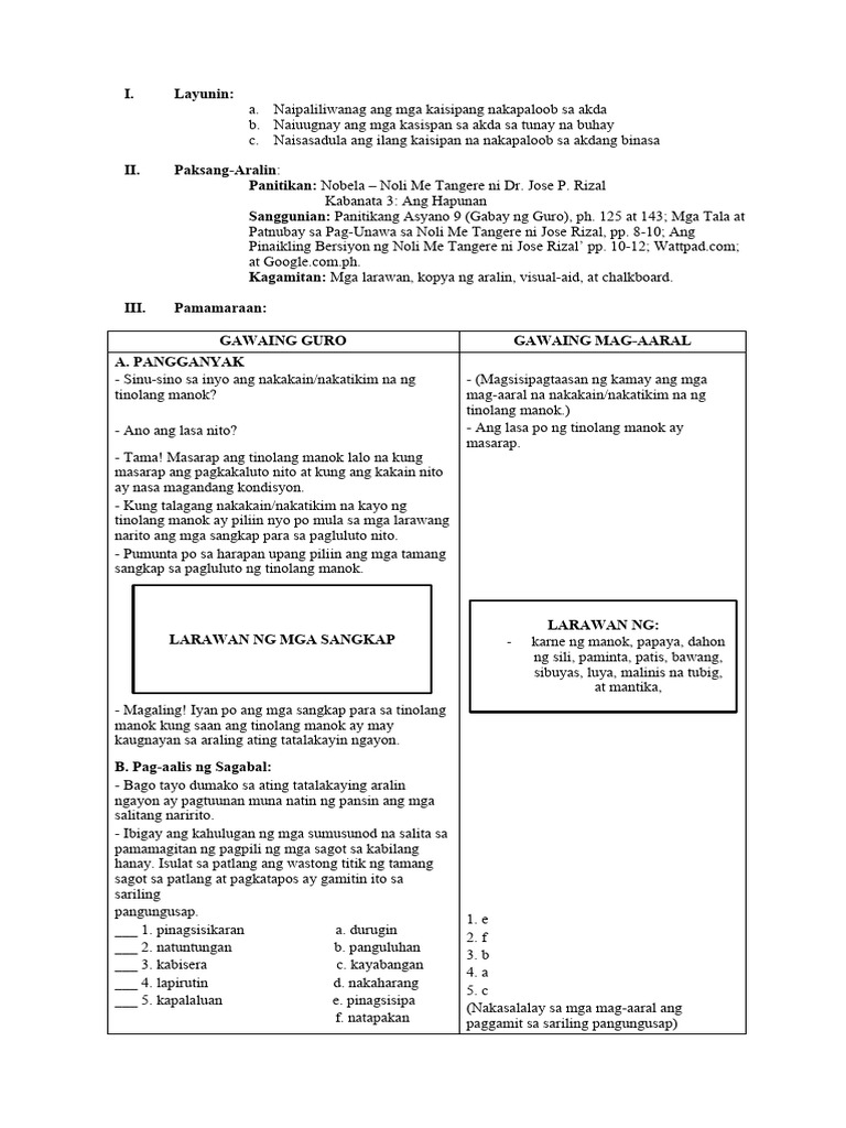 DLL 3Q ANG HAPUNAN Demo | PDF