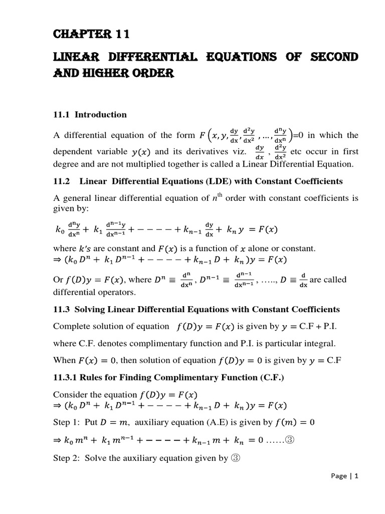 Examples of Unit 2 | PDF | Equations | Applied Mathematics
