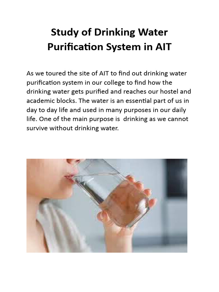 AIT's Water Purification System | PDF