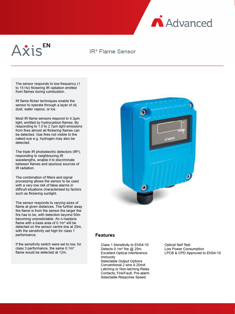 Ir3-Flame-Sensor-2-Page Kopyası | PDF | Infrared | Sensor