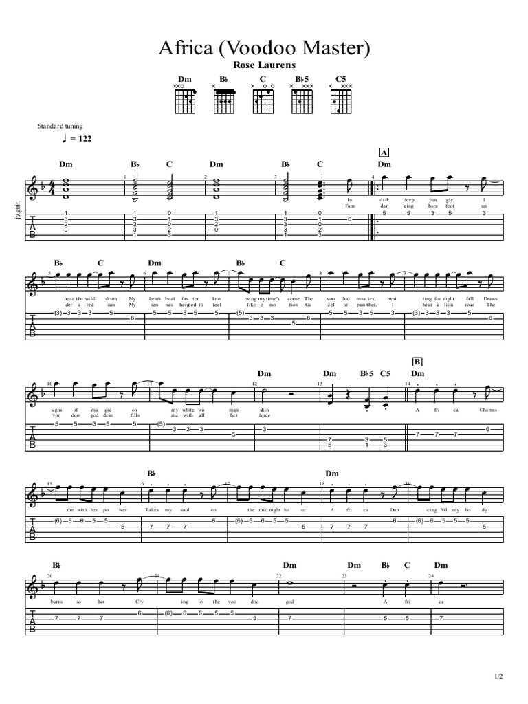 Rose Laurens - Africa (Voodoo Master) (II Version) | PDF