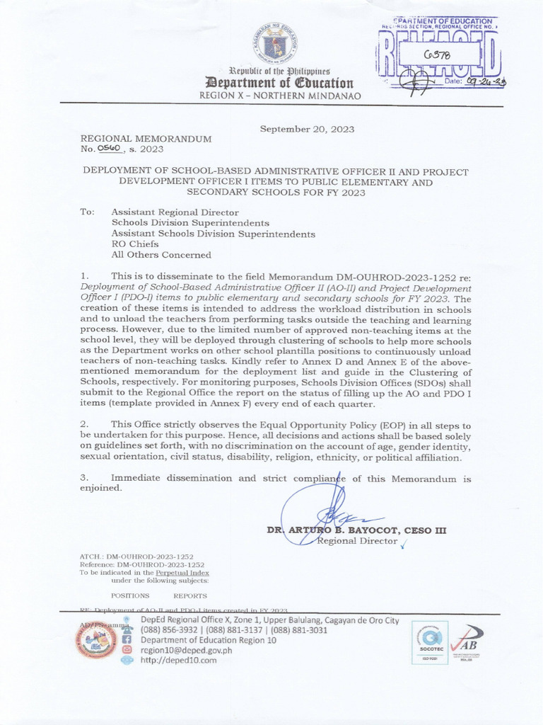 Administrative Officer II Job Description | PDF | Employment | Business