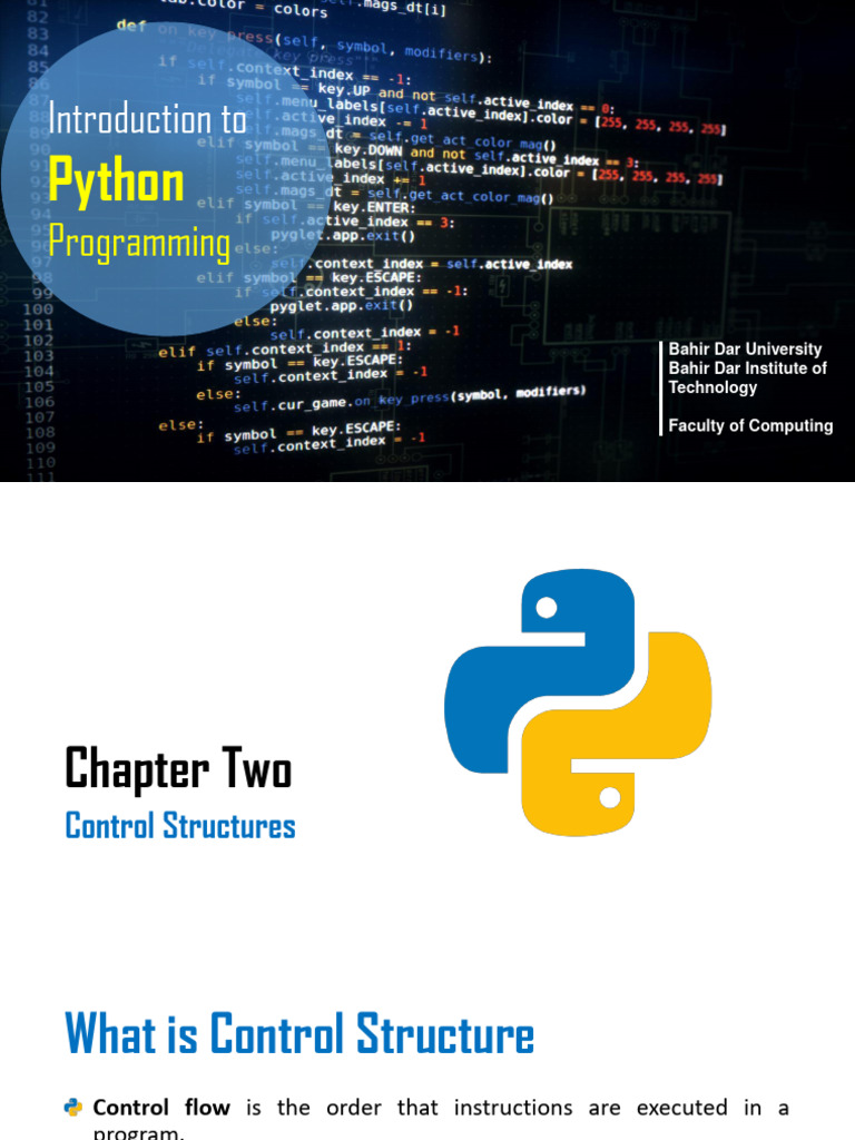 Chapter Two and Three | PDF | Control Flow | Computer Program