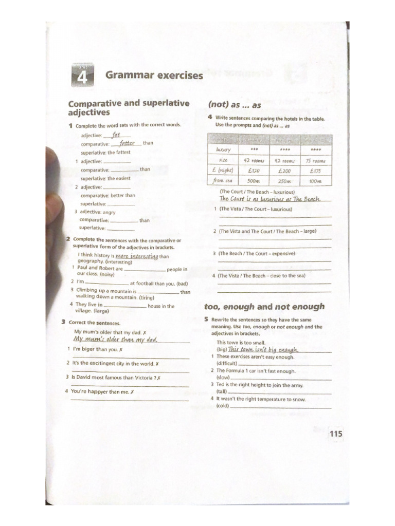 Grammar Exercises | PDF