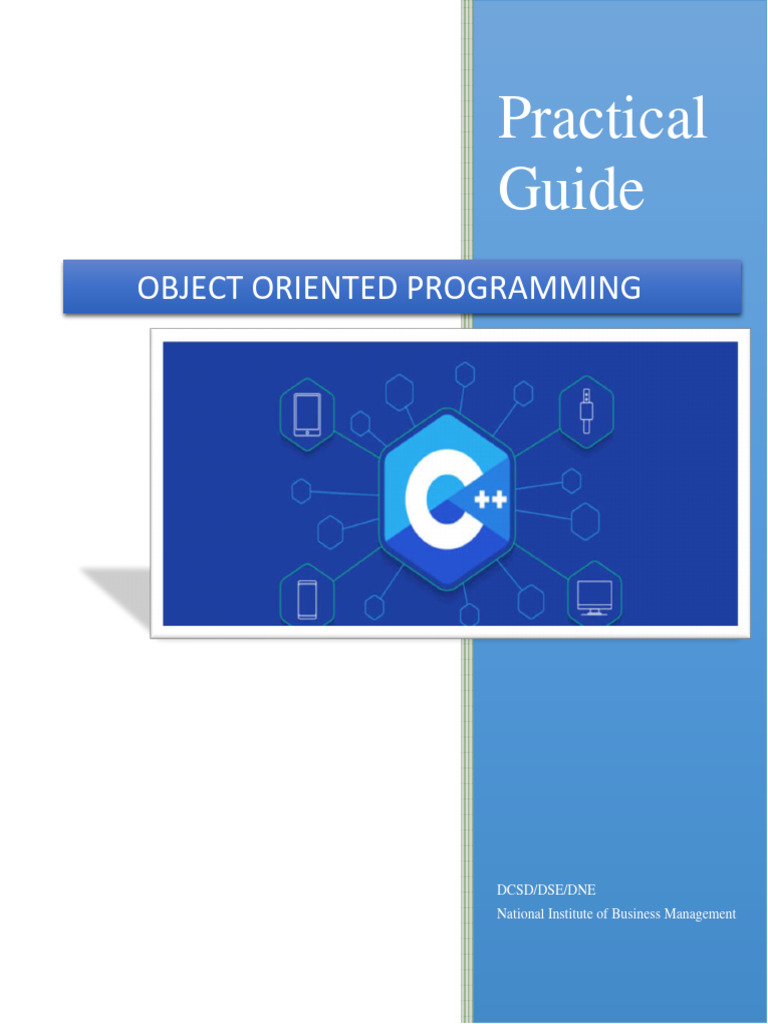 Practical Guide OPP - Object Oriented Programming | PDF | Namespace | C++ Practical Guide OPP - Object Oriented Programming | PDF | Namespace | C++