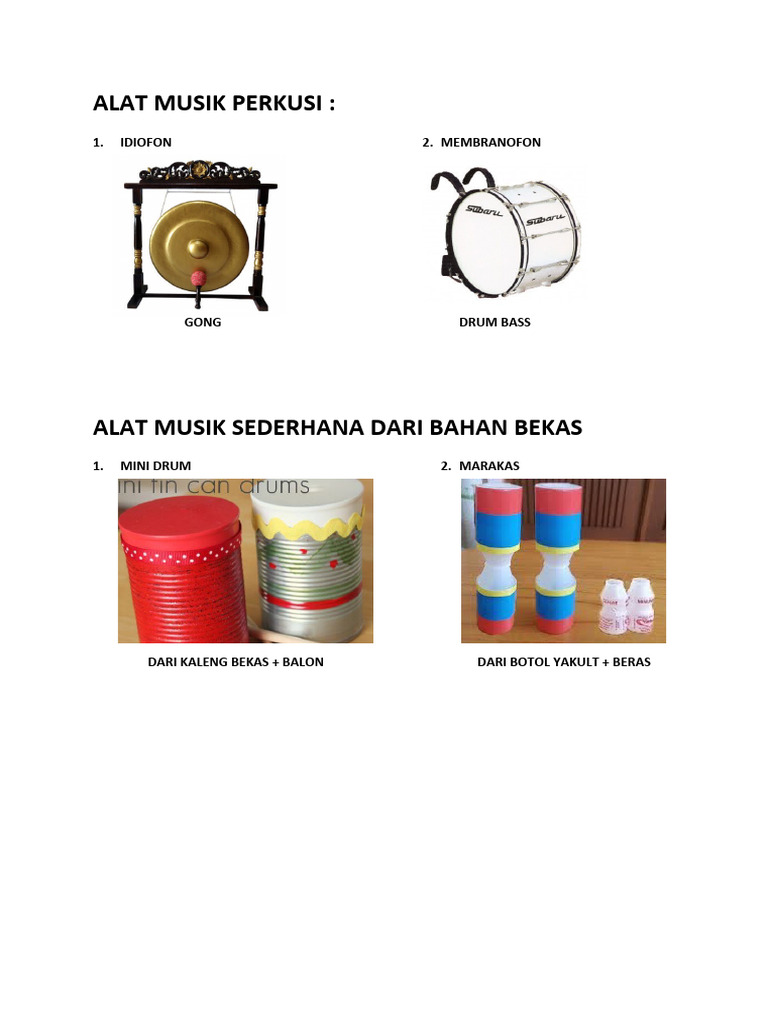 Alat Musik Perkusi Pdf