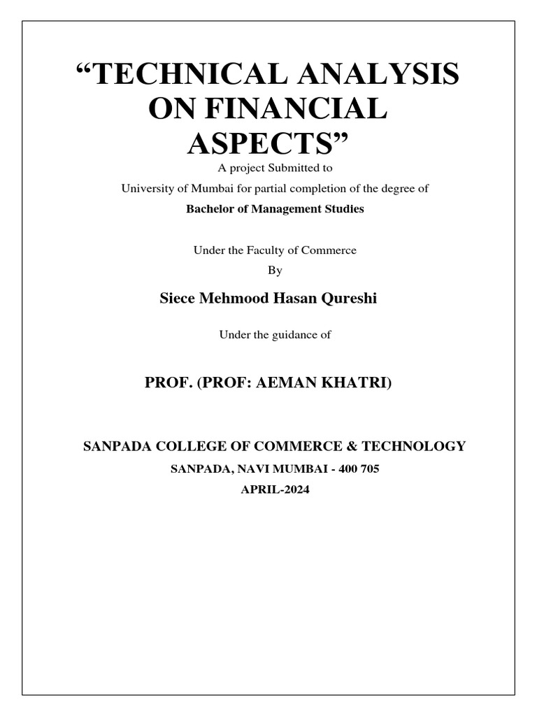 Technical Analysis in Finance | PDF | Technical Analysis | Stocks