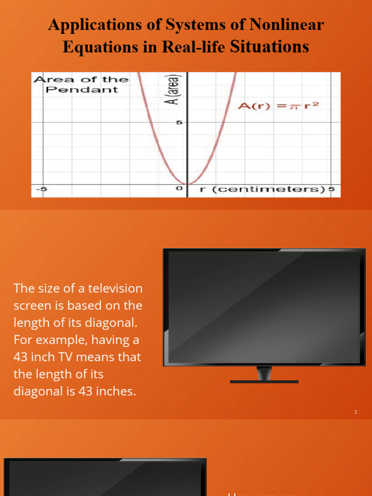 Applications of Systems of Nonlinear Equations in Real-Life: Situations ...