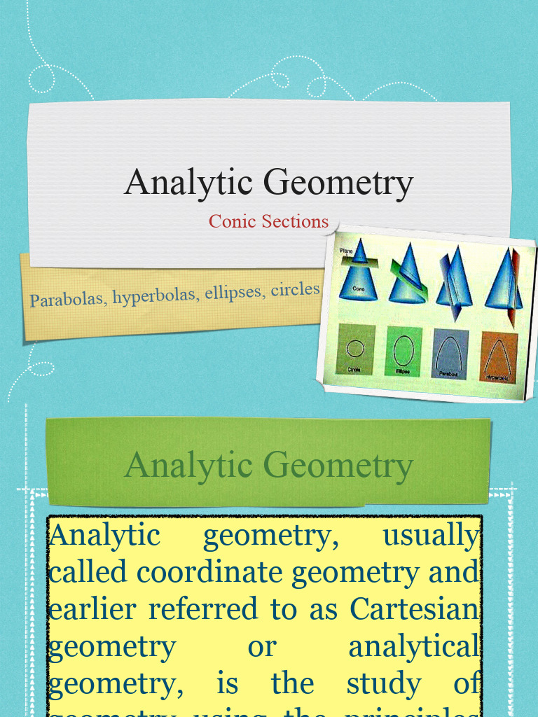 Introduction To Analytic Geometry | PDF | Teaching Methods & Materials
