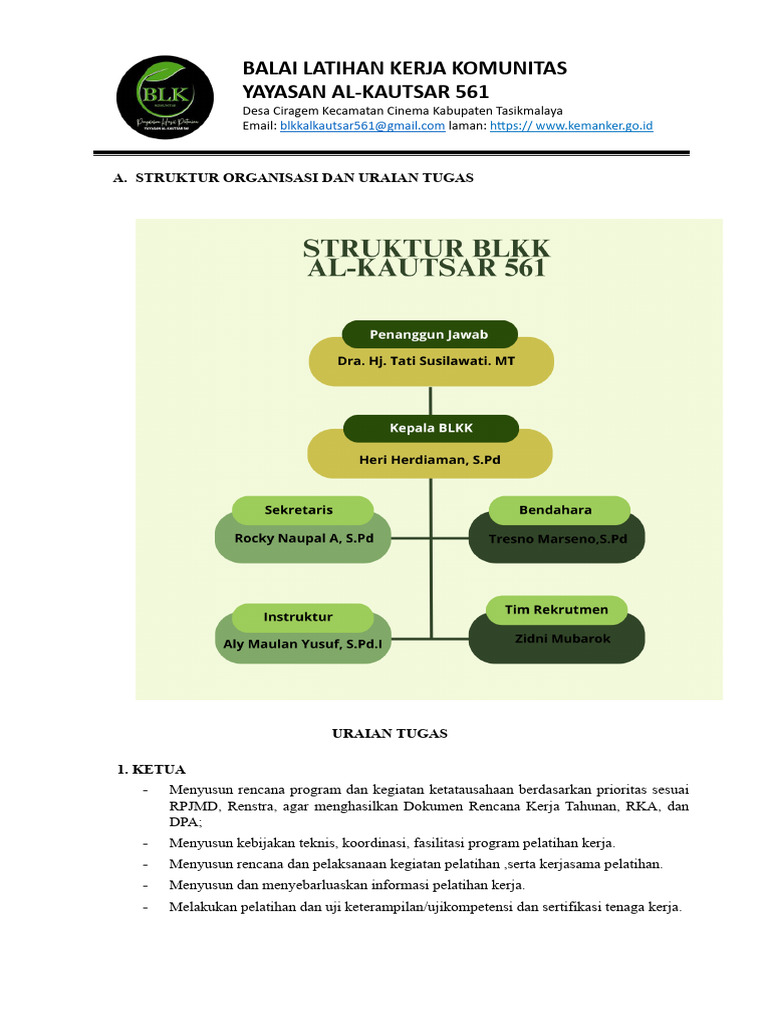 Profil Lembaga | PDF