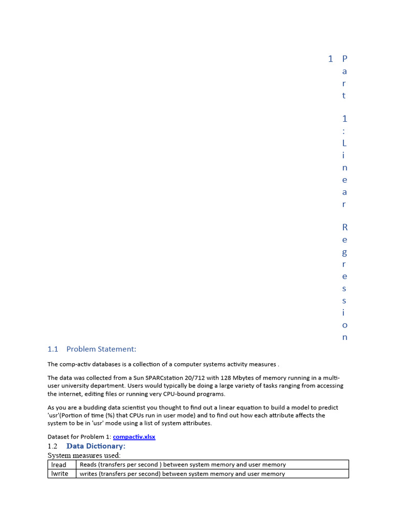 Predective Modelling Business Report Set Pdf Computing Computer Science