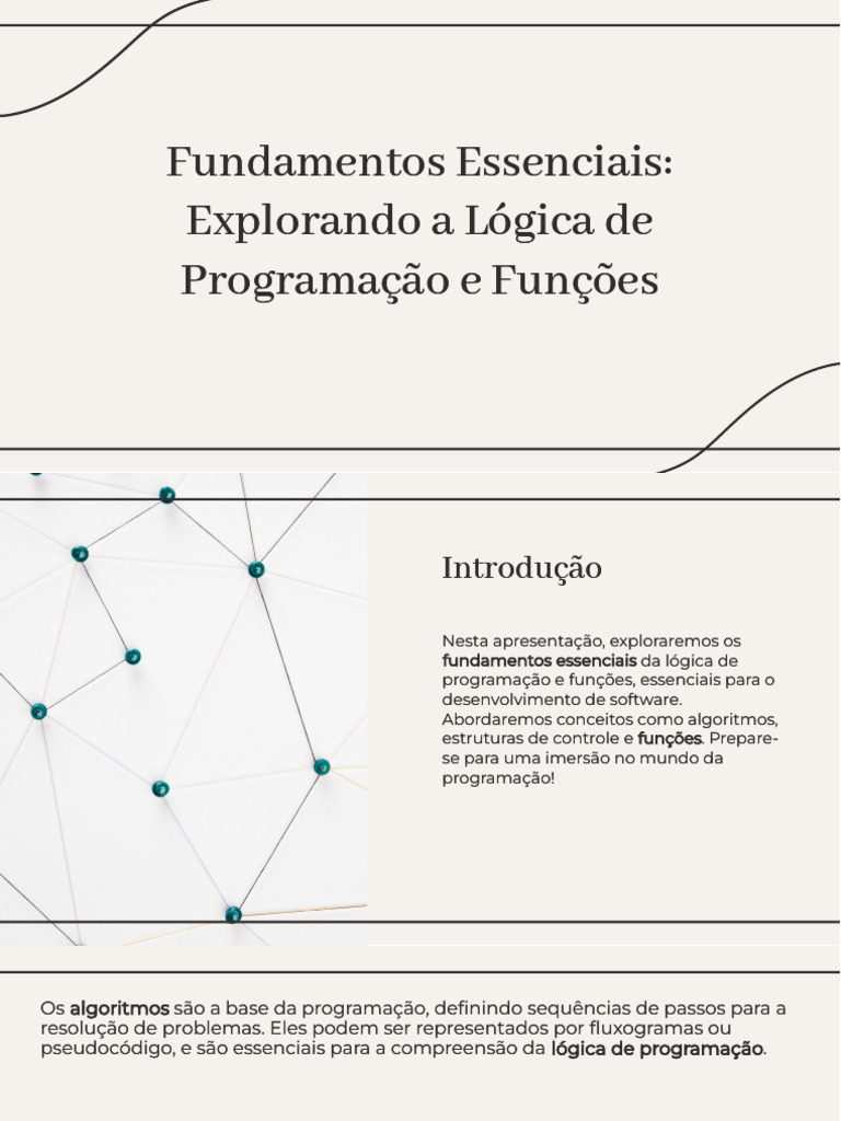 Fundamentos Essenciais Explorando A Logica de Programacao e Funcoes | PDF | Algoritmos ...
