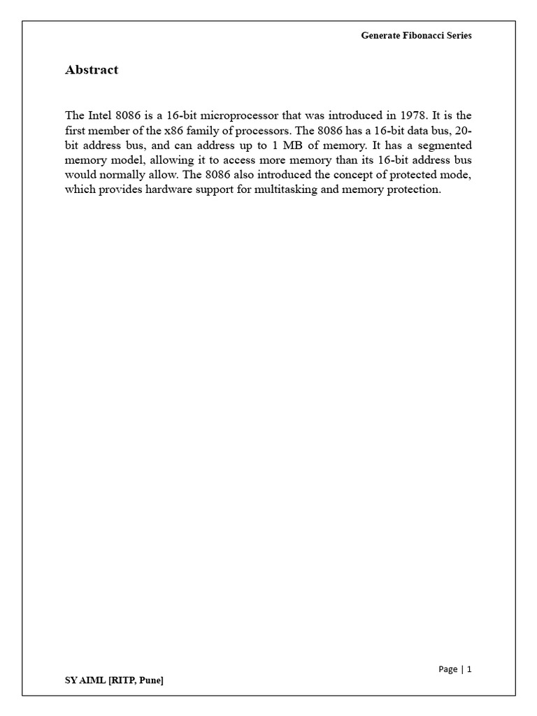 MIC Microproject | PDF | Random Access Memory | Programming
