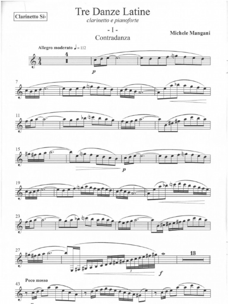 Mangani - Tre Danze Latine | PDF