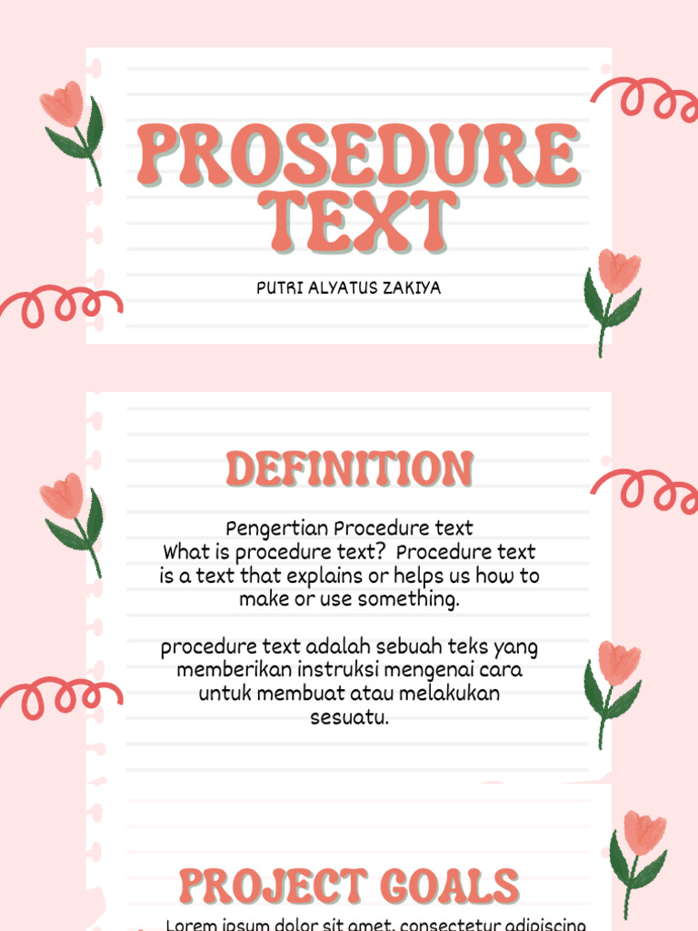 Prosedure Text | PDF | Foods | Cooking