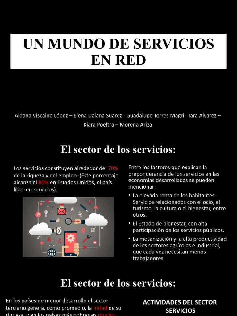 Un Mundo de Servicios en Red | PDF | Gobierno E | Economias