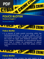 Example PNP Police Report | PDF