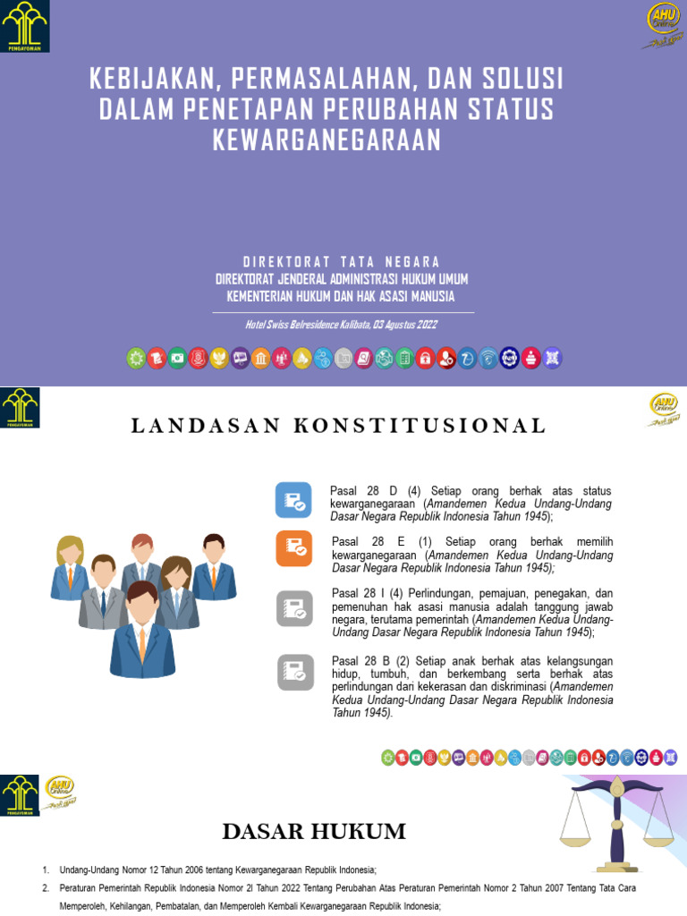 Bahan Paparan Dukcapil (Ibu Delmawati) - 030822 | PDF