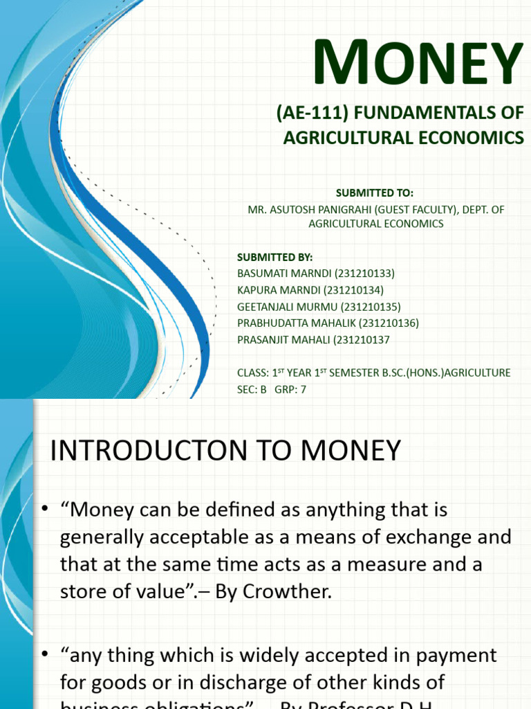 (133-137) Ae-111 (Assignment) | PDF | Money | Currency