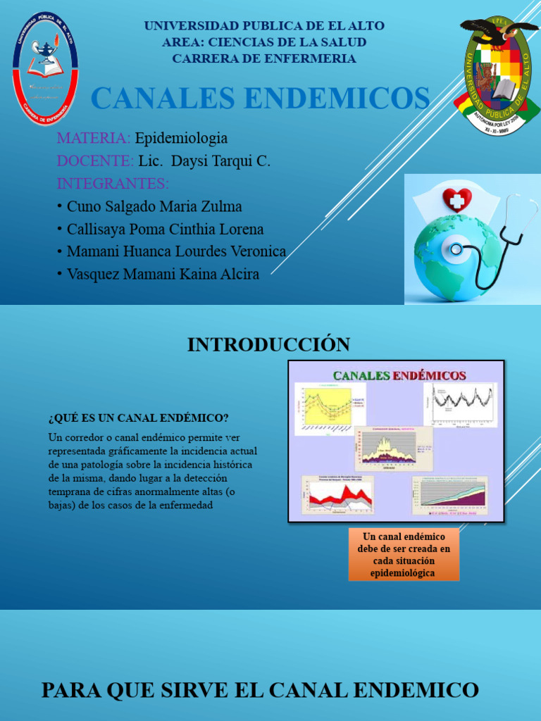 Diapos Canal Endemico | PDF | Epidemiología | Medicina